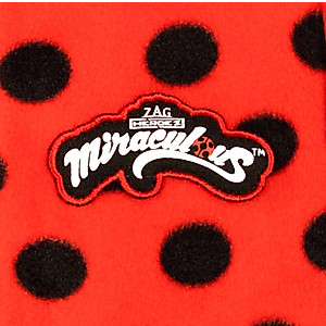 Miraculous Ladybug Big Girls Zip-Up Costume Onesie Pajama Coveralls Red 14-16
