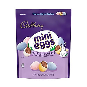 CADBURY MINI EGGS Milk Chocolate, Easter Candy Bag, 29.2 oz