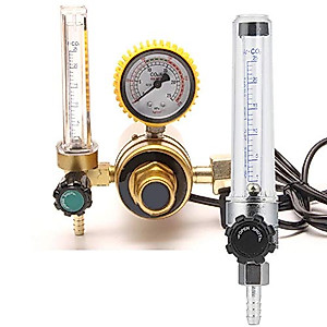 Argon Co2 Gas Flow Meter Scale Tester Measure Flowmeter for Mig Tig Welder Welding