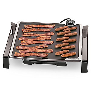 Presto 07071 15-inch Electric Tilt-n-fold Griddle, Black