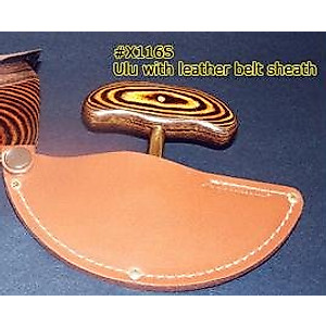 Grohmann Ulu w/ Leather Belt Sheath X116S