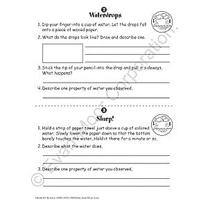 Hands-On Science -- 20 Themes, Grades 1-3