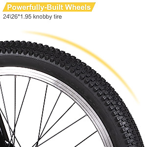 HH HILAND 24 26 inch BMX Bike for for Teen Bike and Adult Bikes, Beginner-Level BMX to Advanced Riders with 2 Pegs, Bicycles for Men and Women, Multiple Colors