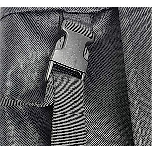 BBQ Barbecue Grill Cover 70" W x 28" D x 46" H Suitable for Most Brinkmann, Members Mark, Ducane Brands of Grills - 600D Oxford Fabric is Waterproof with Covered Dual Handles & Side Buckles