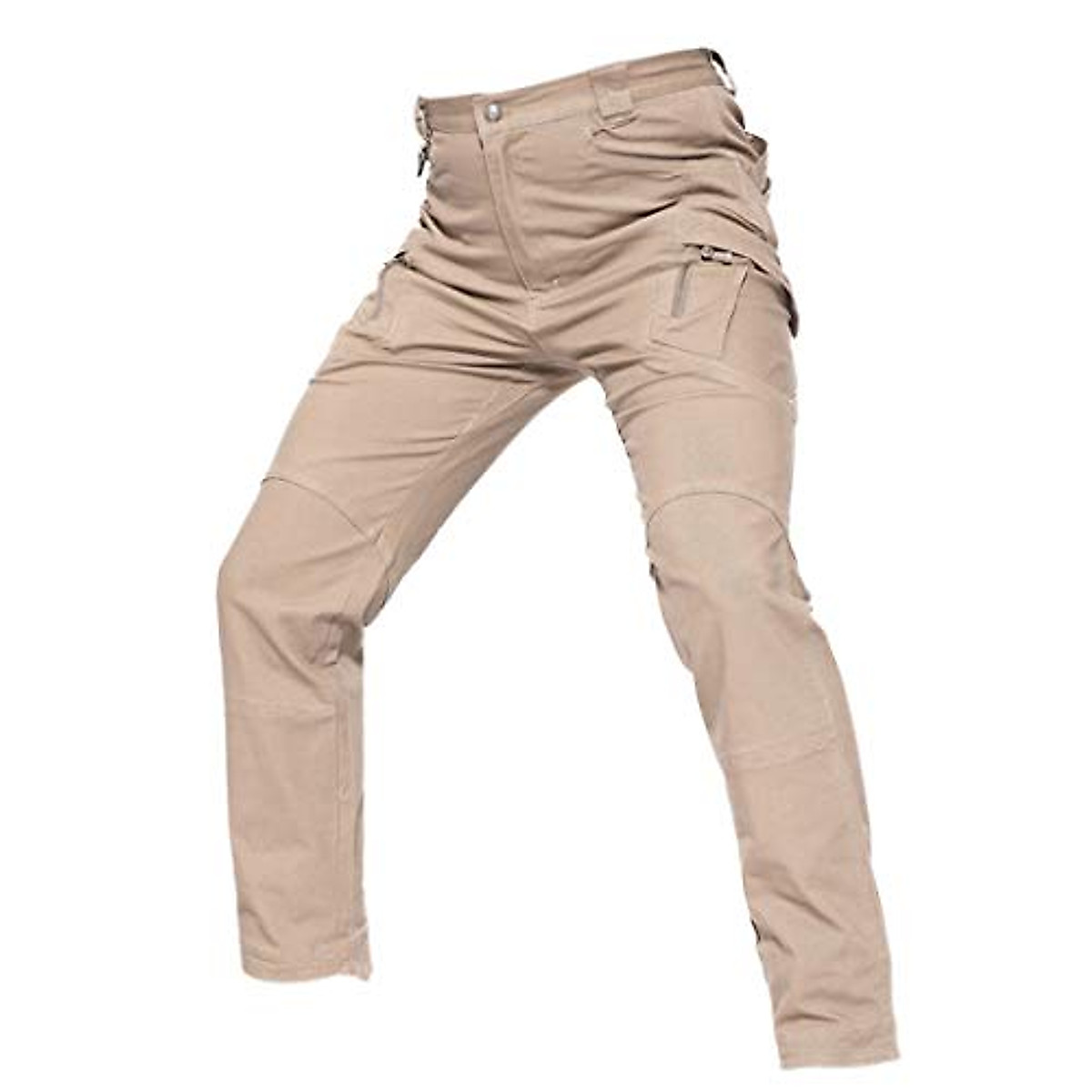 MNXOIA Military Tactical Cargo Pants Men Special Forces Combat Army Pants Sp ex Stretch Pockets Cotton Trousers Gray XL