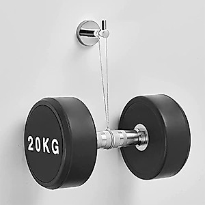 Towel Hooks for Bathrooms, 2 Pack 304 Stainless Steel Heavy Wall Hooks Towel Holder Coat Hooks for Bathroom & Kitchen, Modern Style Wall Mounted, Lifetime Use