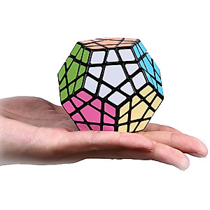 Dreampark 3x3 Megaminx Speed Cube Puzzle Toy, Black