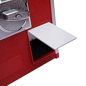 Cutycaty Toy Vending Machine, Candy Gumball Machine Prize Machine Huge Load Capacity Gumball Bank Candy Vending Machine Ball Diameter 1.1-2.1 Inch for Retail Stores Game Stores (Red)