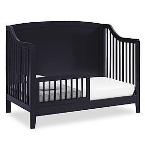 Delta Children Campbell 6-in-1 Convertible Crib - Greenguard Gold Certified, Midnight Grey