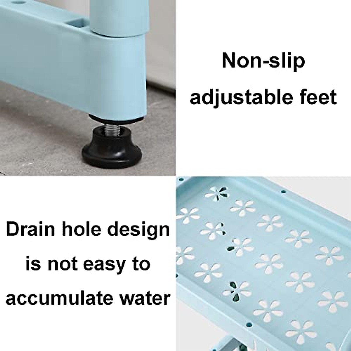 HAZEK Bathroom Shelf Over Toilet, Storage Over Toilet Bathroom Organizer, Pace-Saving, Easy Assembly, Fit Most Toilets