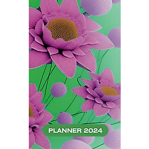 2024 Pocket Calendar: 12 Months Agenda Planner (January 2024 through December)| With To Do List Organizer, Password log, Contact list and Notes. Size 4 x 6.5