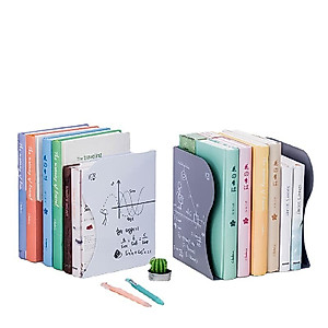 Telescopic Book Stand Retractable Medium-Sized Folding Book Clip Book by bookend Three-Column Large Student Cartoon Creative Thickening