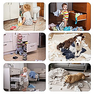 Baby Proofing Cabinets,Cabinet Locks for Babies,U-Shaped Child Locks for Cabinets, Child Proof Cabinet Latches,Child Safety Cabinet Locks with Adjustable by SPISPI (Pack of 2)