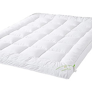 SUFUEE Mattress Topper King 400TC Cotton Mattress Pad with Deep Pocket - Extra Thick 2" Thick Quilted Pillow Top Down Alternative Fill