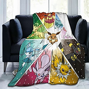 Throw Blanket Cartoon Blanket Flannel Soft Cozy Warm Lightweight Blanket for Home Bedding Living Room 50"x40"