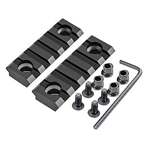 5 Slots Aluminum key mod Rail Section For Keymod Five Slots Keymod Rail Picatinny Rail Section