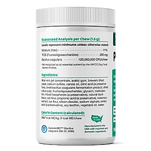 Wellnergy Daily Probiotic & Prebiotics Soft Chew for Dogs & Cats - Digestive Support for Diarrhea, Constipation, Upset Stomach, Indigestion & Gas - Helps Digestion, Allergy Skin & Immune Health 160ct
