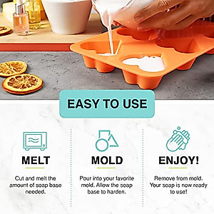 Saponify - 2Lb Goat's Milk Melt and Pour Soap Base, Natural Skin-Enhancing Goat Milk Soap Base, Easy to Use Glycerin Soap Base for Soap Making