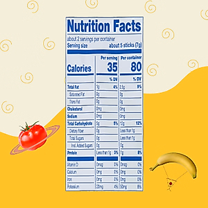 Earth's Best Organic Baby Food, Dissolvable Teething Snack for Babies 6 Months and Older, Garden Veggie Crunchy Sticks, .56 oz Pack (Pack of 5)