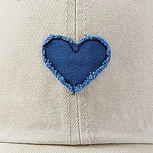 Life is Good. Tattered Chill Cap Heart-Bone