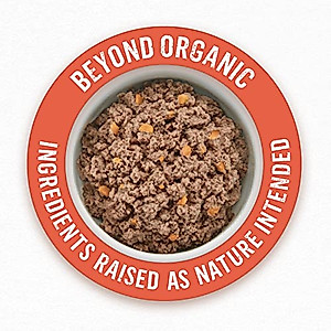 Purina Beyond Natural, Pate, High Protein Wet Dog Food Variety Pack, Organic Chicken Recipes - (2 Packs of 6) 13 Oz. Cans