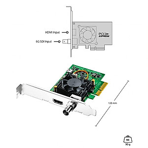 Blackmagic Design DeckLink Mini Monitor 4K PCIe Playback Card, 6G-SDI