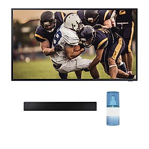 SAMSUNG QN55LST7TA The Terrace 55" Outdoor-Optimized QLED 4K UHD Smart TV with a HW-LST70T 3.0 Channel The Terrace Soundbar with Dolby 5.1 Ch and Walts HDTV Screen Cleaner Kit (2020)