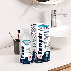 Biorepair: " Collutorio " Mouthwash with Antibacterical - 500ml/16.9 fl.oz [ Italian Import ]