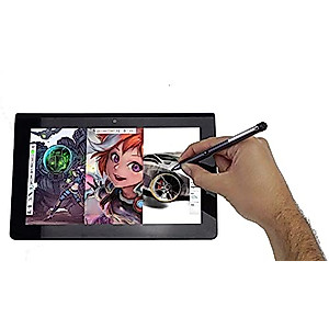 Broonel Grey Fine Point Digital Stylus - Compatible with ASUS Chromebook Flip C214 11.6"