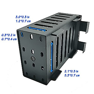 spansee Upgraded Hanging Aquarium Plant Holder, Aquatic Plant Pot with Hole, Aquarium Planter Cups for Emersed Plants, Aquascape Decorations for Fish Tank Living Fish Shrimp