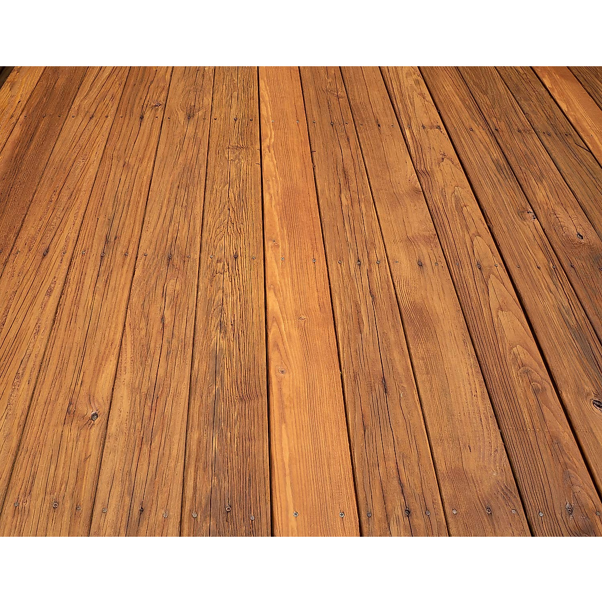 #1 Deck Premium Semi-Transparent Outdoor Wood Stain and Sealer in One - Water Based Wood Stain for Decks, Fences, & Siding - 1 Gallon (Light Walnut)