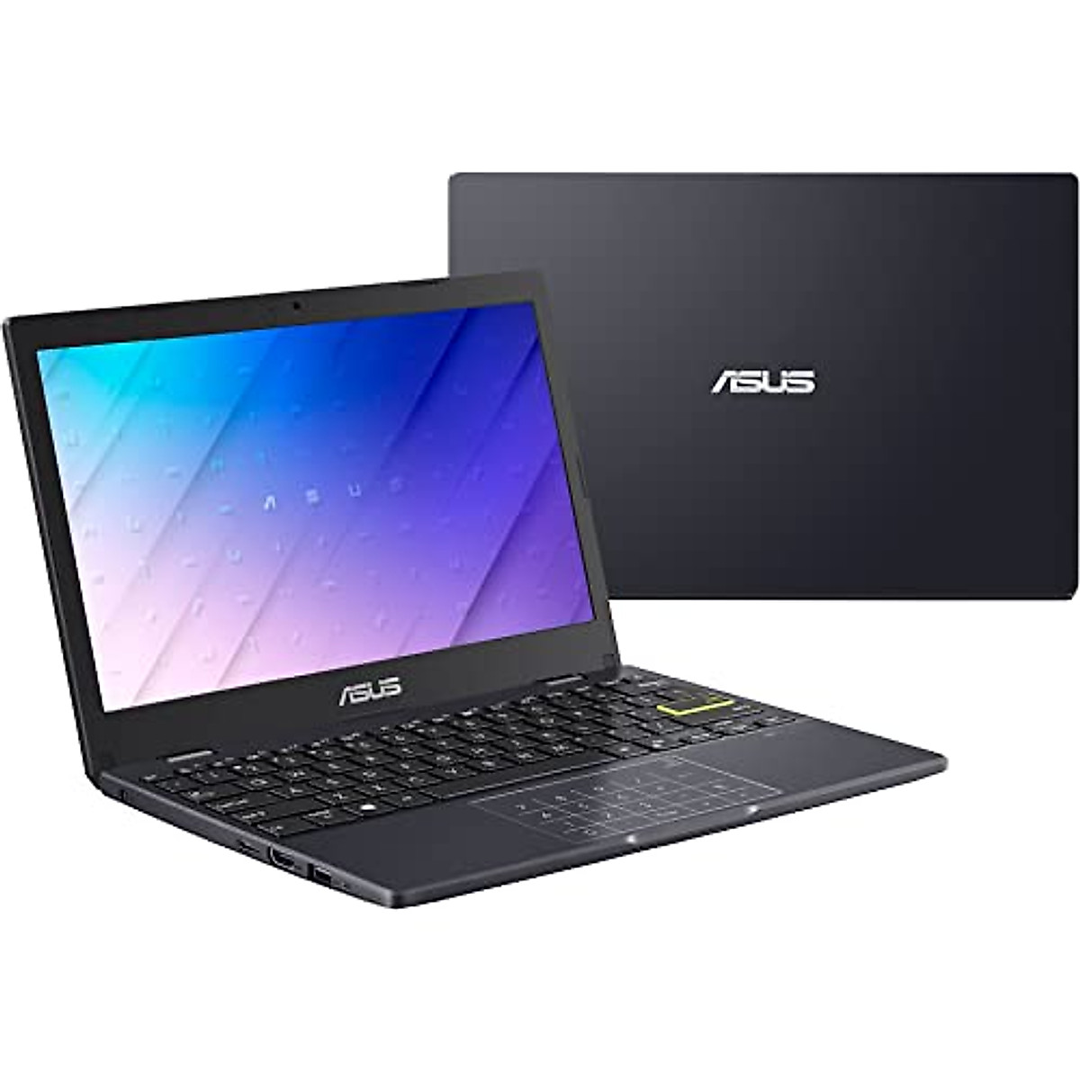 ASUS 2022 11.6" HD Laptop, Intel Celeron N4020 Processor, 4GB RAM, 64GB eMMC Flash Memory, Intel HD Graphics, HD Webcam, Star Black, Windows 11 S, 32GB SnowBell USB Card