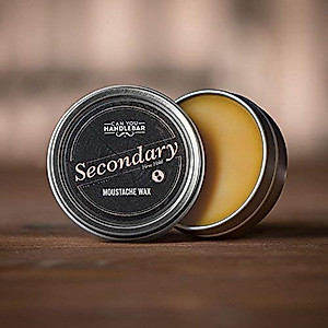CanYouHandlebar Moustache Wax for Men, Strong Hold Styling Balm, Unscented Natural Beeswax, Grooming Products, 1 oz Tin Each