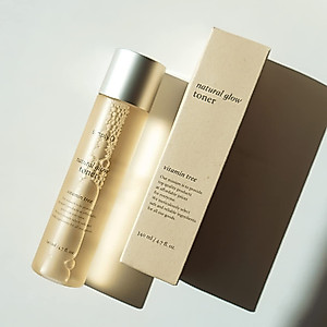 simplyO Vitamin Tree Natural Glow Toner - Korean Skin Care Toner for Face w/Sea Buckthorn Extracts & 5 White Floral Extracts - Hydrating Toner for Dry Sensitive Skin - Moisturizing Toner (4.7 fl oz)