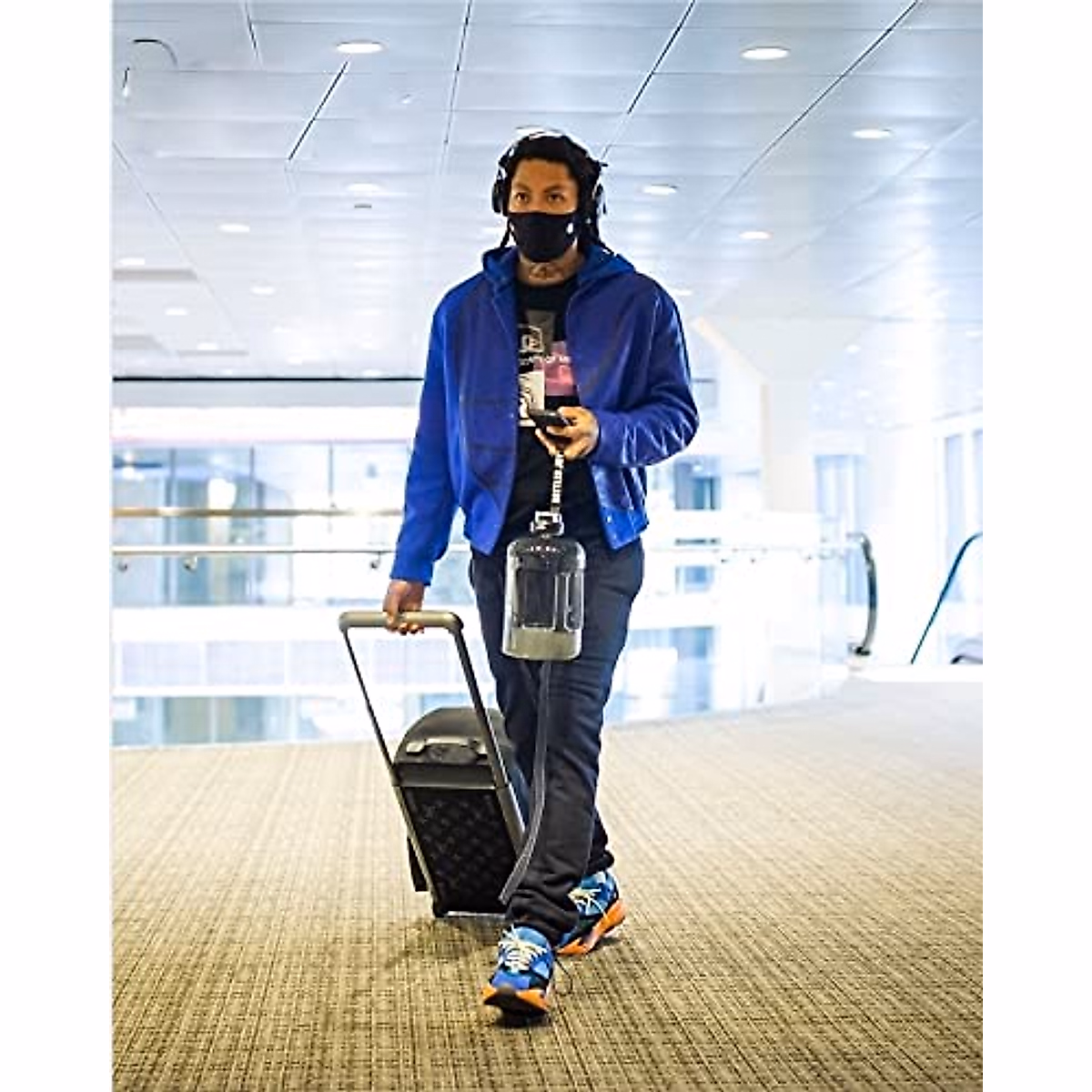 Student 1 Gallon Large Capacity Water Bottle with Time Marker, Reusable, Motivational, Leak-proof, BPA Free Sports Water Jug for Fitness, Gym, Running, Office, Home, Outdoor Sports, Cycling, Camping