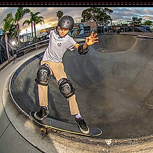 187 Killer Pads Knee Pads, Elbow Pads Combo Pack, Black, X- Small