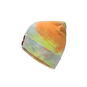 Twitch Beanie - Orange/Green Tie Dye