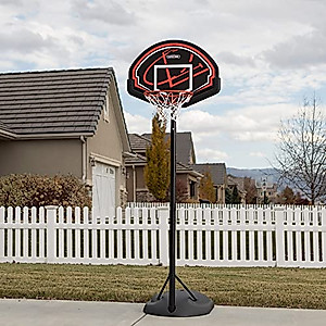 Lifetime 90022 32" Youth Portable Basketball Hoop, Red/Black