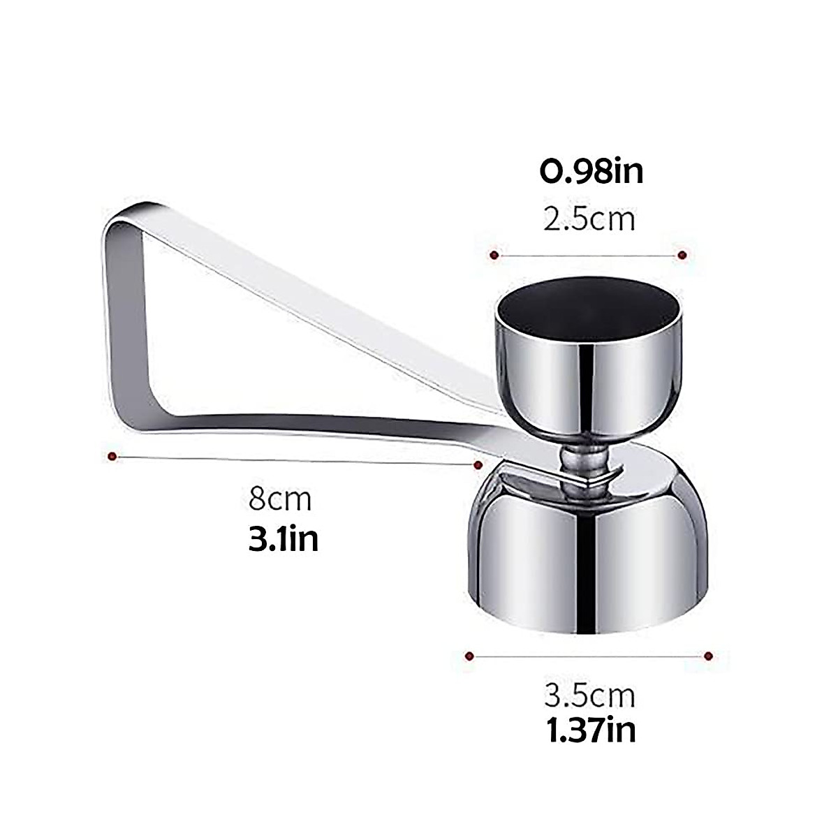 NuoYa 1 Pcs double head two-in-one stainless steel  opener Metal Egg Scissors 304 Stainless Steel Topper Shell Cutter Opener Boiled Raw Egg Open Creative Kitchen Tool eggshell opener