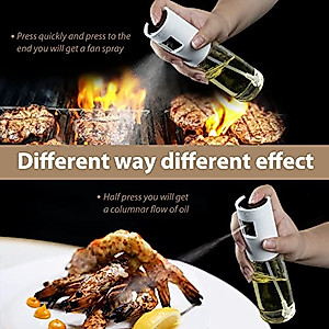 NA Oil Sprayer for Cooking, Food-grade Olive Oil Sprayer Mister Dispenser Bottle , 120ml Portable Oil Spritzer, Premium Kitchen Gadgets Widely used for Air Fryer, BBQ, Grilling