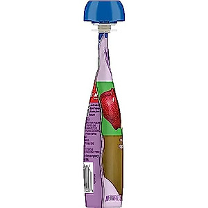 Plum Organics | Stage 2 | Organic Baby Food Meals [6+ Months] | Apple, & Broccoli | 4 Ounce Pouch (Pack Of 6)