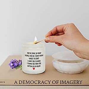 Lavender Scented Candles - Thank You Gifts for Women - Best Friend, Friends Gifts, Graduation, Mothers Day, Christmas Birthday Gifts - Appreciation Gifts for Teacher, Coworkers, Mom, Wife, Nurse