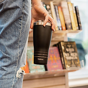 Tervis Traveler Harry Potter Deathly Hallows Triple Walled Insulated Tumbler Travel Cup Keeps Drinks Cold & Hot, 30oz, Stainless Steel