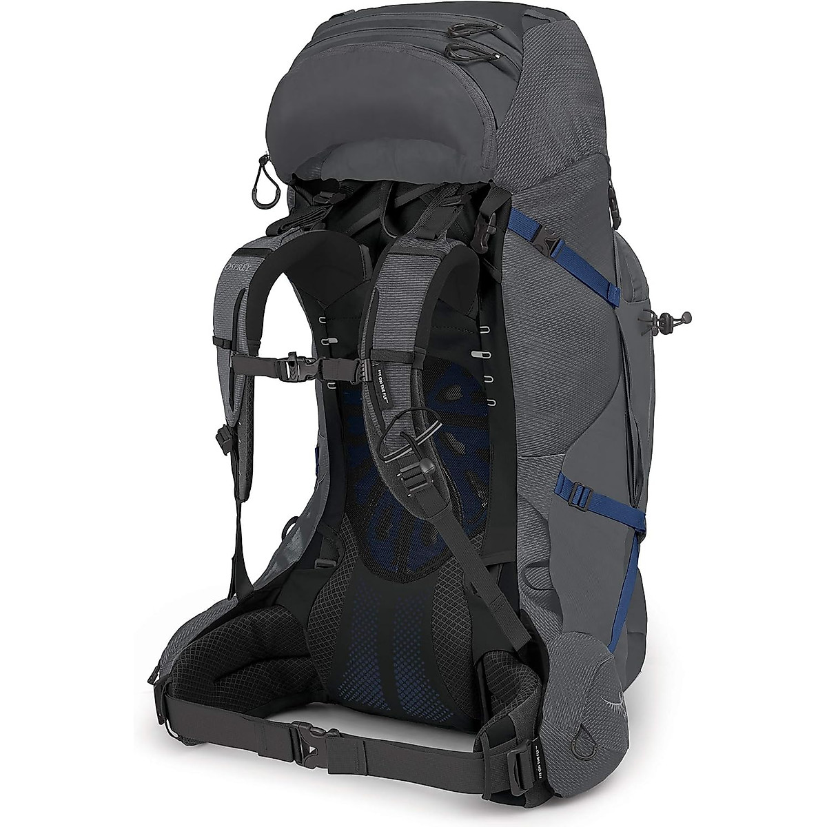 Osprey Aether Plus 70 Men's Backpacking Backpack Eclipse Grey, Large/X-Large