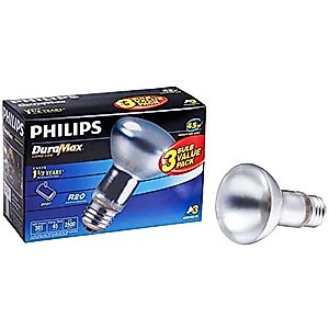 Philips 223156 Duramax 45-Watt R20 Indoor Spot Light Bulb, 3-Pack x2