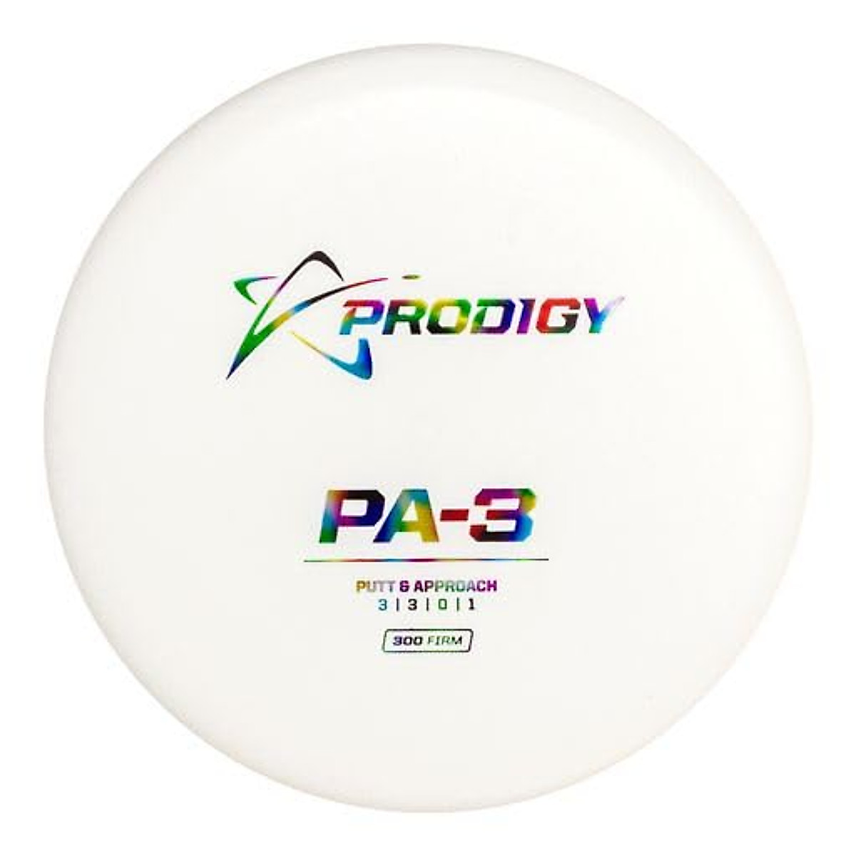 Prodigy Disc 300 Firm PA-3 for Beginners | Straight Flying Disc Golf Putter | Firm Grippy Plastic | Great for Putting & Disc Golf Approach | Beaded Rim Disc Golf Putter | 170-174g | Colors May Vary