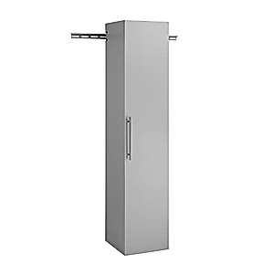 Prepac HangUps Work Storage Cabinet Set Q-4pc, 60 in. W x 72 in. H x 16 in. D, Light Gray, 30 Cubic Feet
