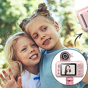 Kids Camera, 2.4in IPS HD Screen Multiple Filters Digital Mini Camera for Kids Gifts