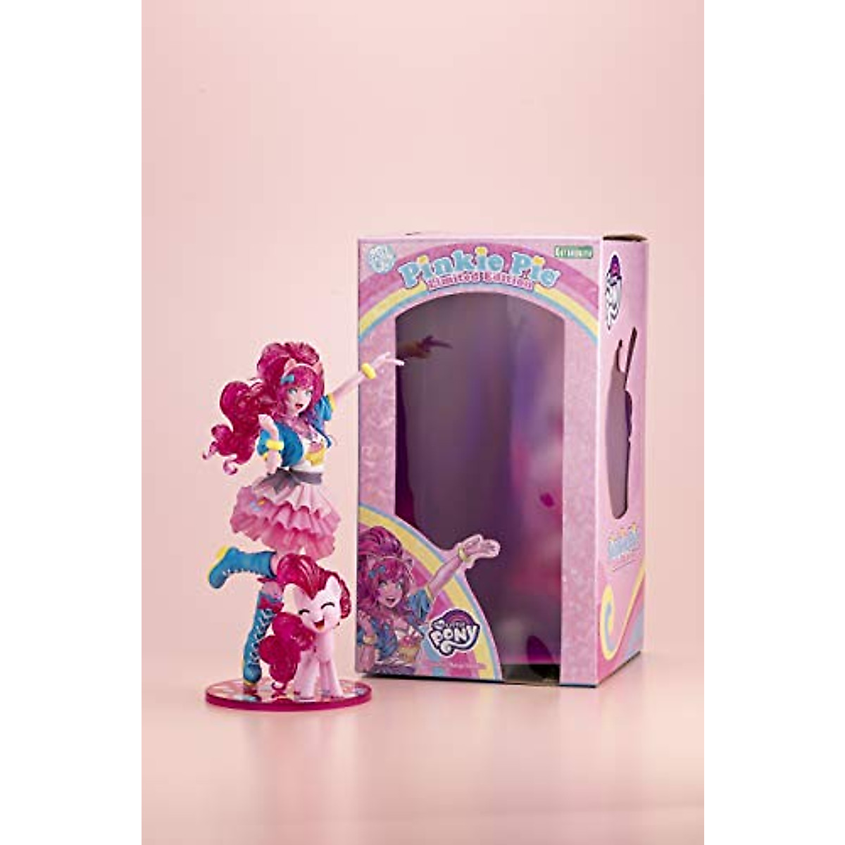 Kotobukiya My Little Pony: Pinkie Pie Limited Edition Bishoujo Statue, Multicolor