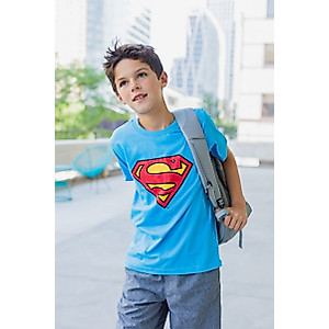 DC Comics Justice League The Flash Superman Batman Little Boys 3 Pack T-Shirts Red/Gray/Blue 7-8
